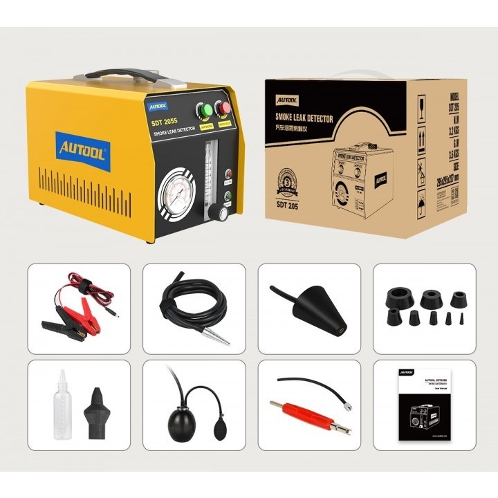 Jual AUTOOL SDT205S Car Smoke Leak Detector Automotive EVAP System Diagnost.wppsk | Shopee Indonesia