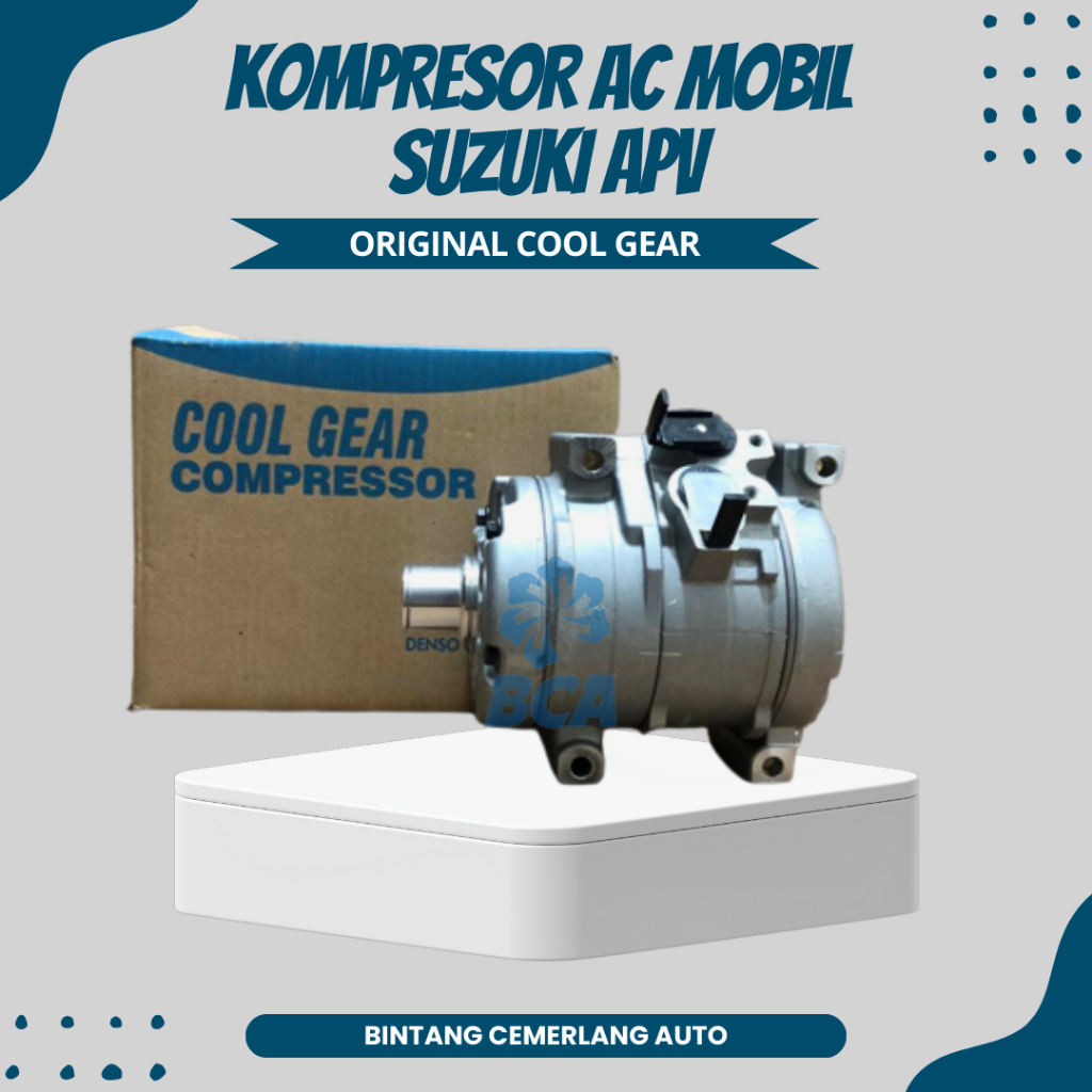 Jual COMPRESSOR KOMPRESOR AC Mobil Suzuki APV ORIGINAL COOL GEAR ...
