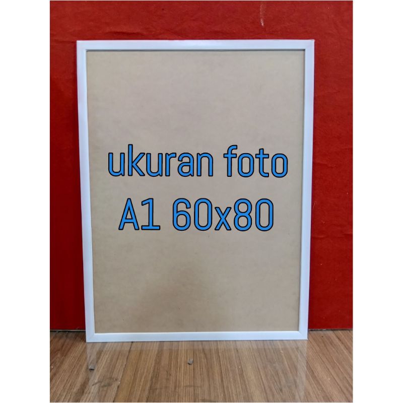 Jual Bingkai ukuran foto 60x80cm, lebar frame 2cm, tidak pakai kaca ...