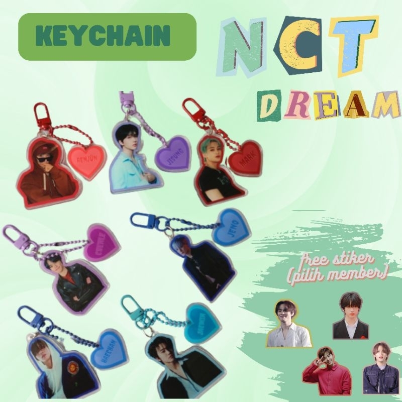Jual KEYCHAIN NCT // KEYCHAIN ACRILIC // GANTUNGAN NCT DREAM ...