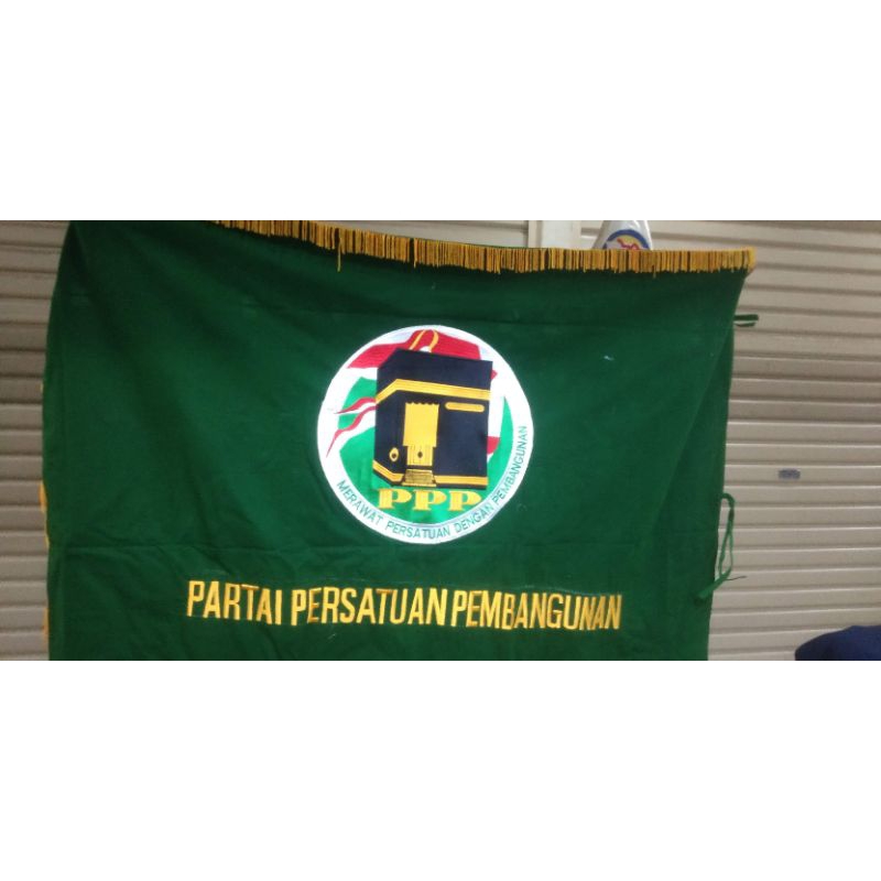 Jual bendera partai PPP full bordir#shopestore | Shopee Indonesia