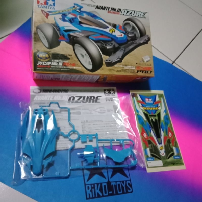 Jual Body Tamiya Avante mk.III Azure | Shopee Indonesia