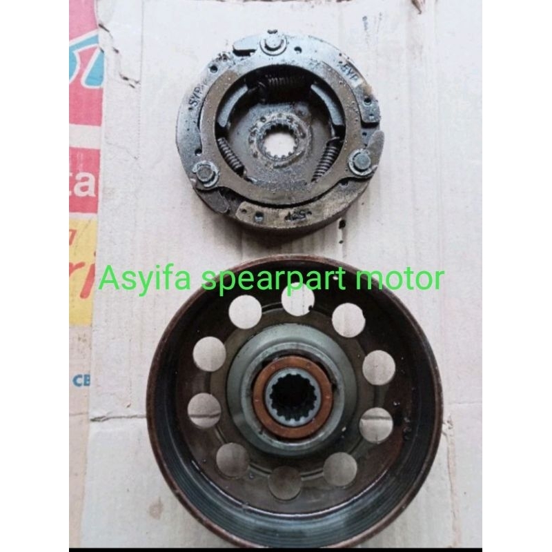 Jual mangkok kampas ganda mangkok sproket otomatis Yamaha Jupiter MX 135 original seken | Shopee ...