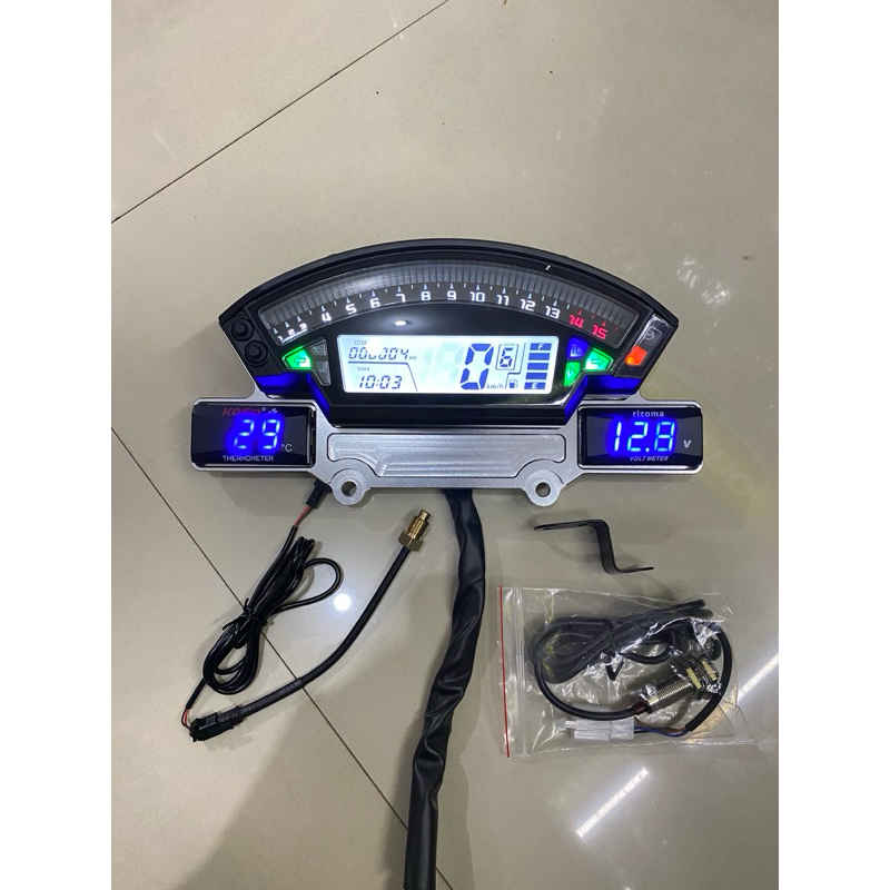 Jual SPEEDOMETER SPEEDO DIGITAL NINJA RR NEW OLD MODEL ZX CNC | Shopee ...