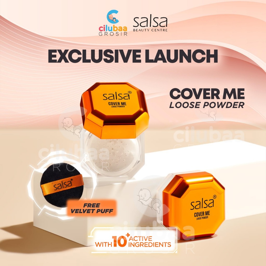Jual SALSA Cover Me Loose Powder || Tahan Lama 12 Jam Setting Face ...
