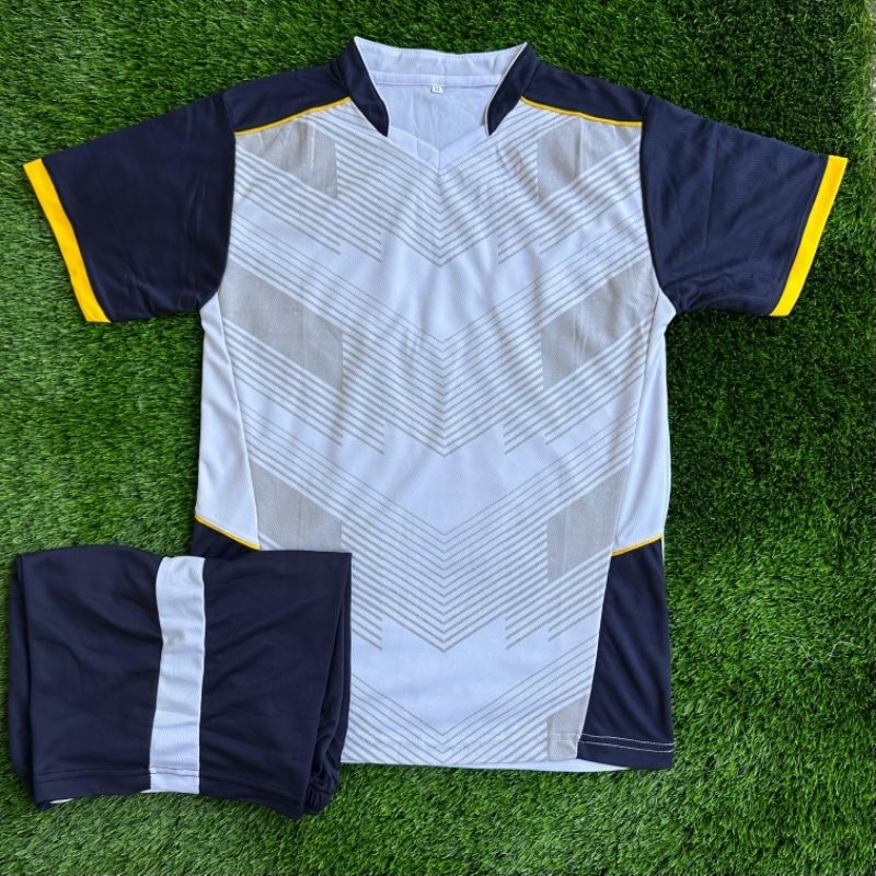 Jual (BISA COD) SETELAN FUTSAL LINE COMBO WHITE NAVY BAJU BOLA JERSEY ... Jual (BISA COD) SETELAN FUTSAL LINE COMBO WHITE NAVY BAJU BOLA JERSEY ...