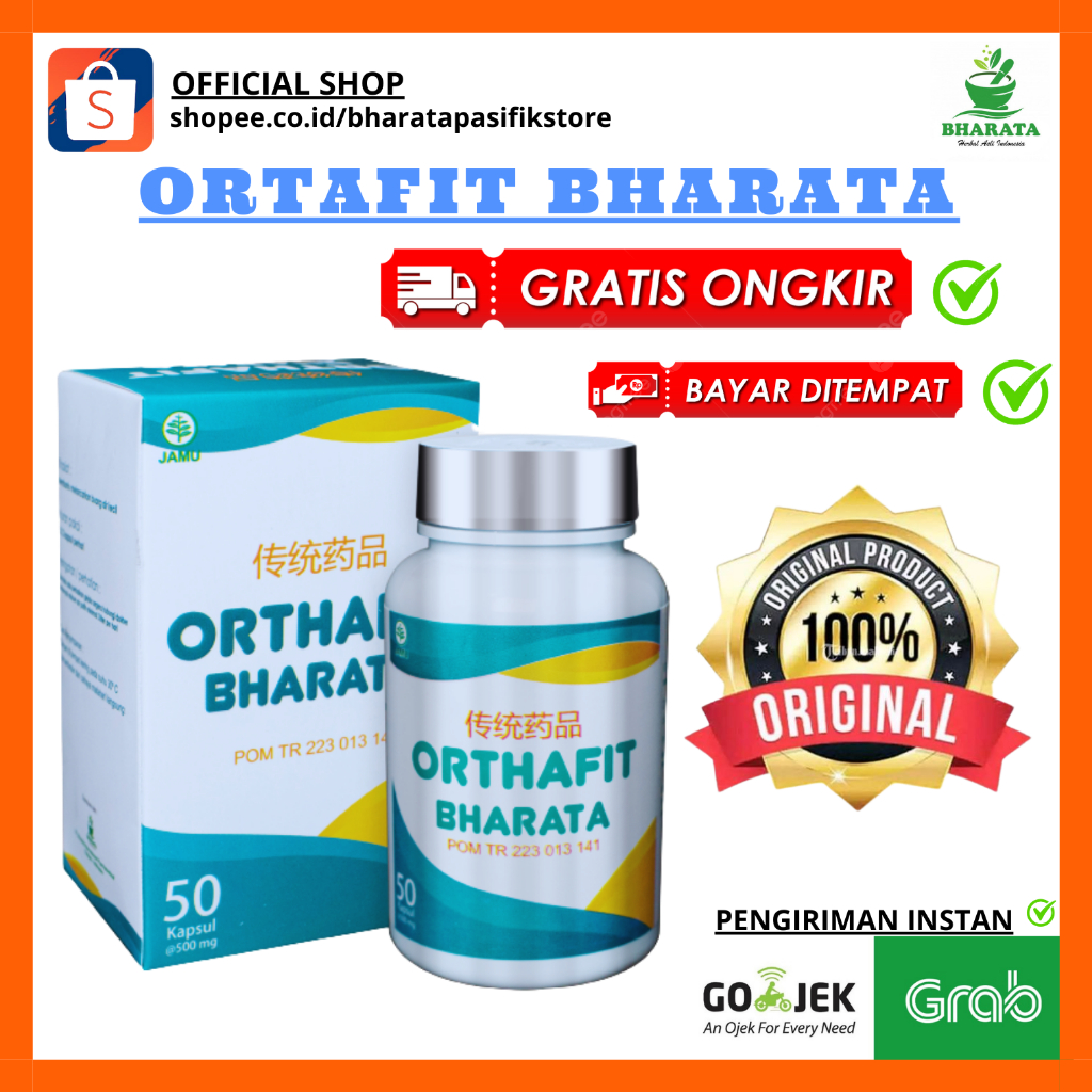 Jual Orthafit Bharata Original Herbal Obat Infeksi Saluran Kemih ISK - Orthafit Bharata Isi 50 ...