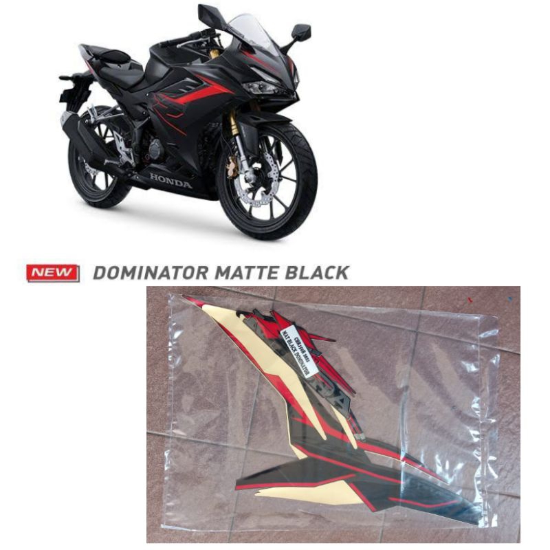 Jual Sticker striping cbr 150 r hitam dof 2021 2022 / Striping cbr ...