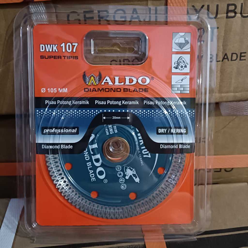 Jual Diamond Wheel Mata Gerinda Potong Keramik Super Tipis ALDO DWK 107 dwk-107 Super thin ...