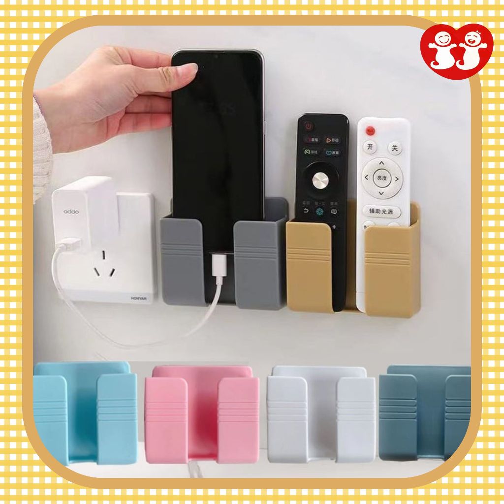 Jual Rak Gantung HP Charger Remote TV AC Tempel Tembok Dinding | Shopee ...