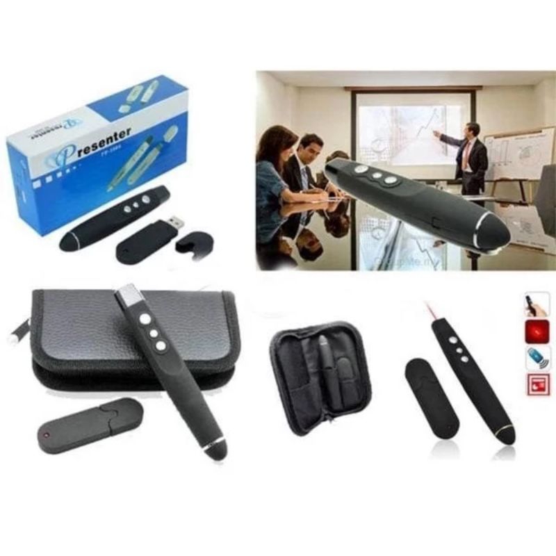 Jual SALE !! PEN PRESENTER PP1000 / LASER POINTER WIRELESS / LASER ...