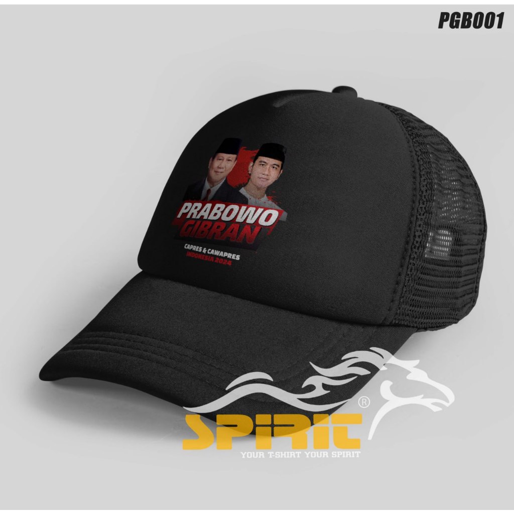 Jual Topi prabowo gibran capres cawapres RI 2024 topi Trucker pilpres prabowo gibran | Shopee ...