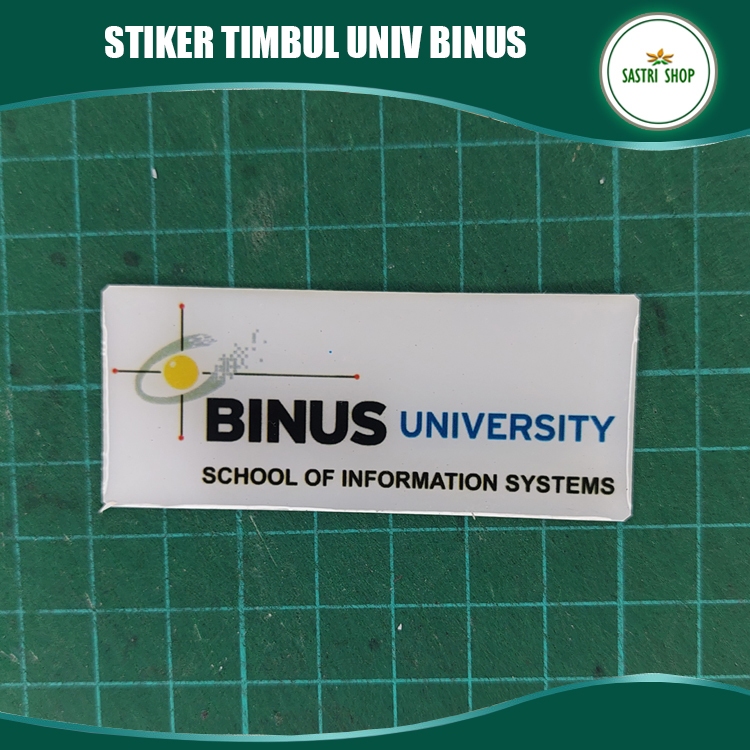 Jual Stiker Timbul atau Stiker Emblem Universitas Binus Limited Edition ...