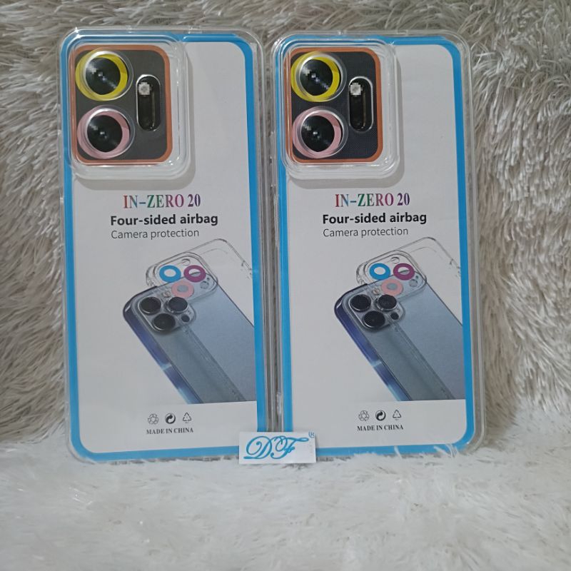 Jual CLEAR CASE BENING INFINIX ZERO 20 space transparan tour sided airbag camera protection ...