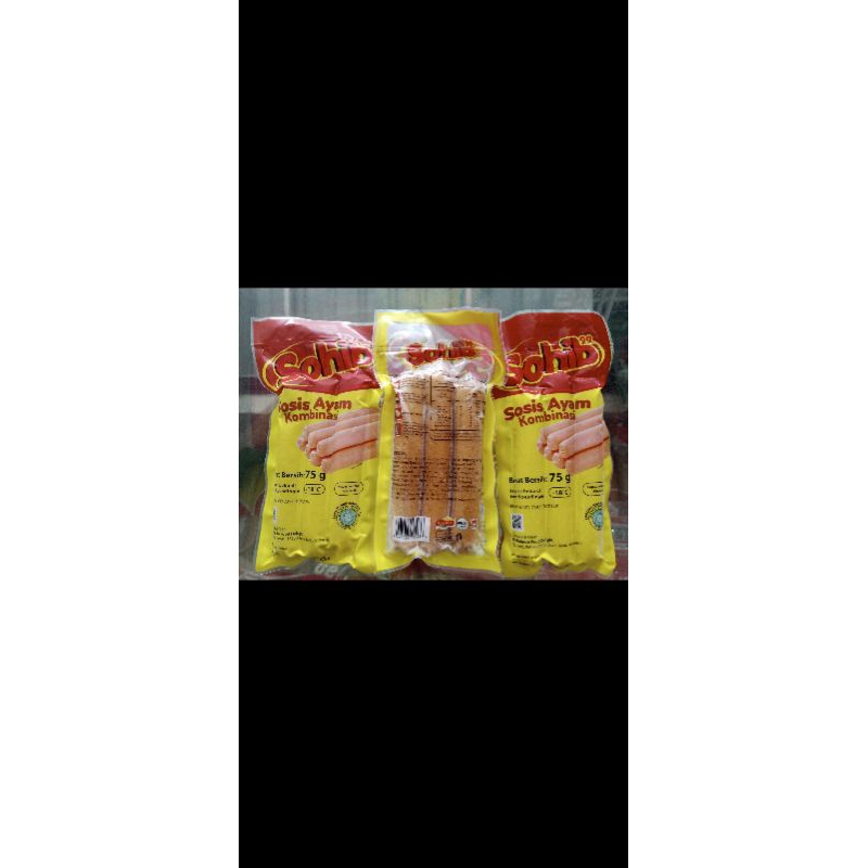Jual Sohib Sosis Ayam Kemasan Hemat isi 3 (Frozen Food) | Shopee Indonesia