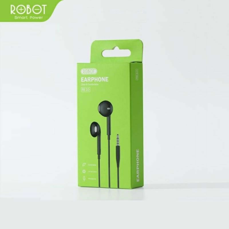 Jual RE10 ROBOT Headset HF handsfree RE 10 Original Robot | Shopee ...
