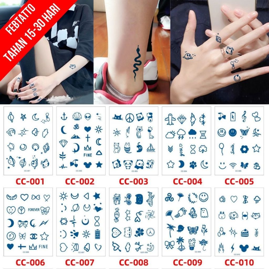 Jual FRUIT INK MINI Tato Jari Semi Pemanent Tahan 1 Bulan Ukuran 11x8cm ...