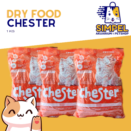 Jual MAKANAN KUCING CHESTER 800 GRAM TUNA FLAVOUR | FRESPACK | Shopee ...