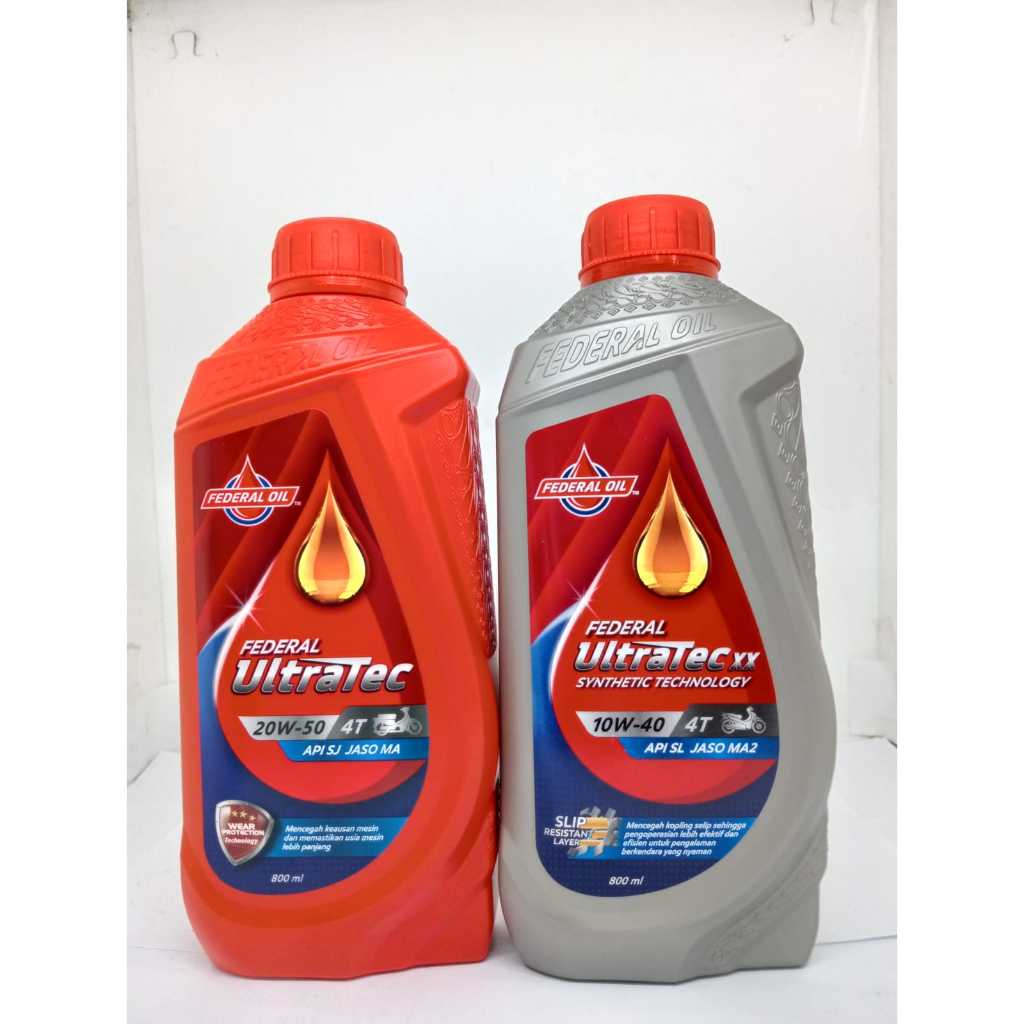 Jual Federal Oli Motor Non Matic Oil 4T Varian isi 800ML (Dijamin Asli ...