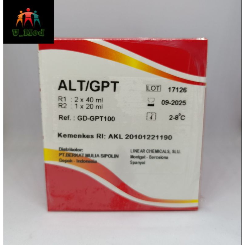Jual Reagen ALT/GPT Glory Diagnostics / Reagen SGPT Glory Diagnostics | Shopee Indonesia