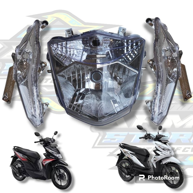 Jual REFLEKTOR + SEN DEPAN BEAT ESP / BEAT STREET / BEAT ECO 2016-2018 ...