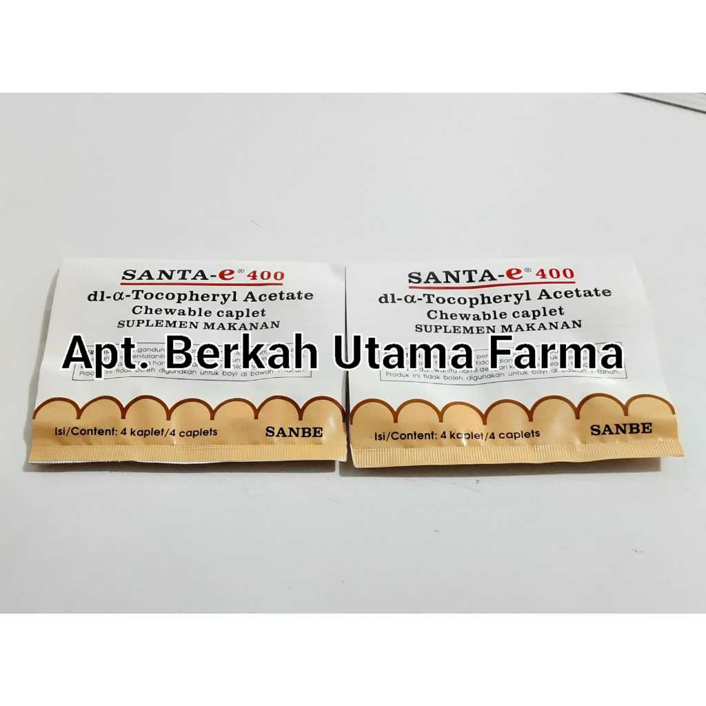 Jual Santa E 400 mg Per Strip Isi 4 Tablet | Shopee Indonesia
