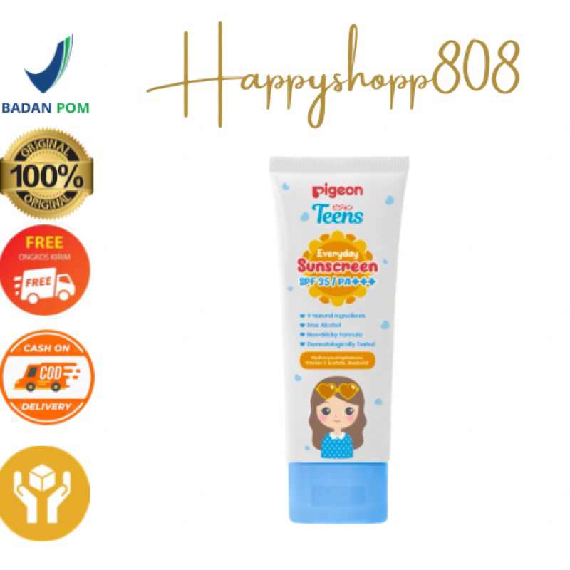 Jual [ PIGEON SUNSCREEN SPF 35/PA+++ ] PIGEON TEENS EVERYDAY SUNSCREEN ...