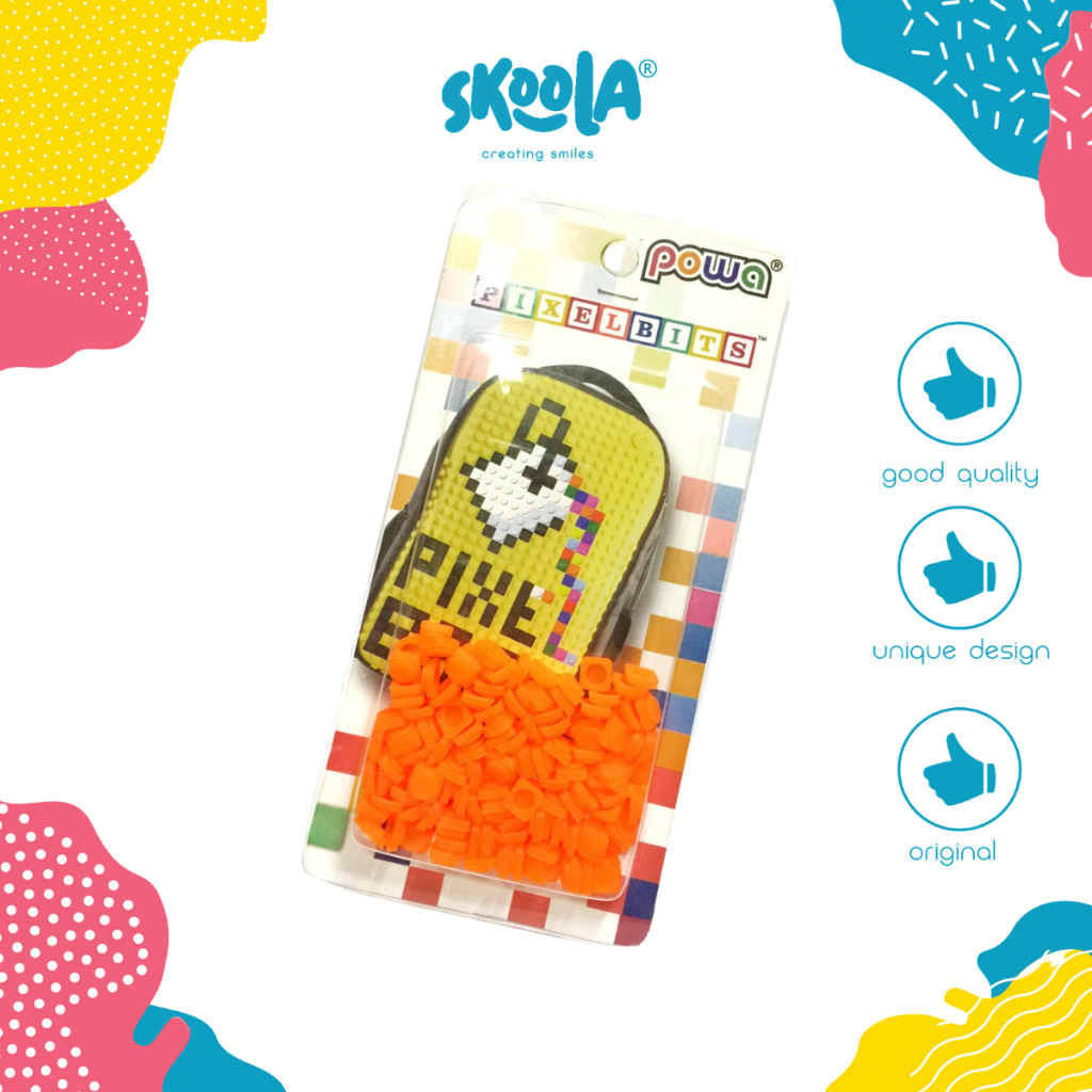 Jual Powa Pixel Bits 777 Single Colour - Skoola | Shopee Indonesia