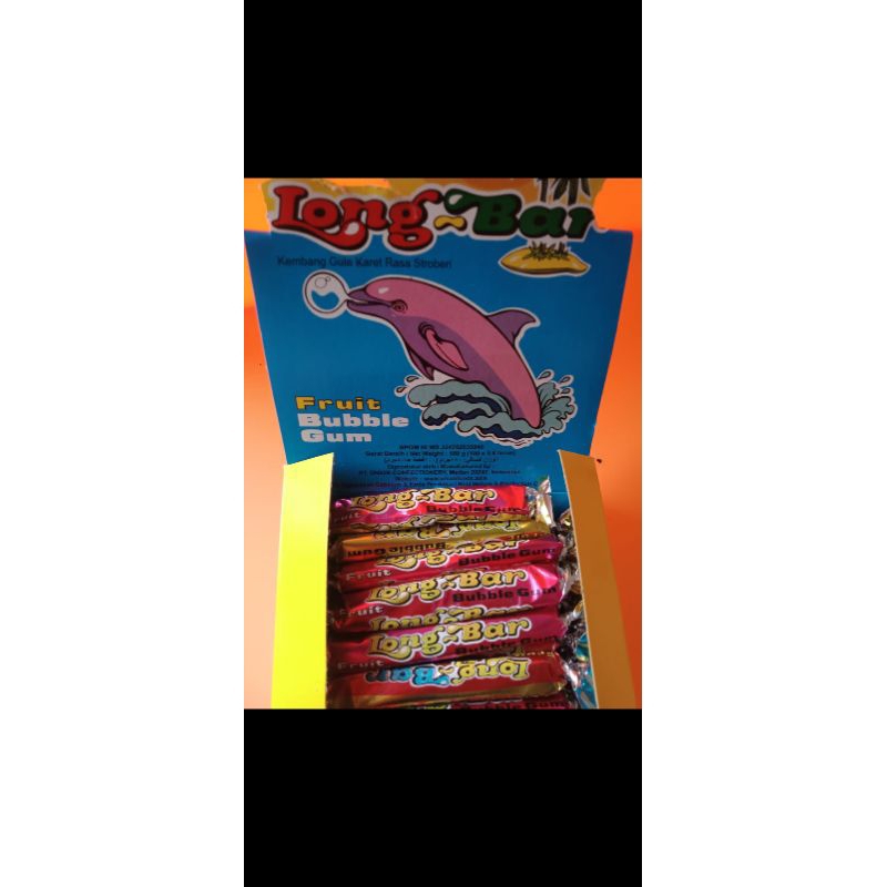 Jual Permen Karet Long Bar Jajanan Jadul (Snack) | Shopee Indonesia