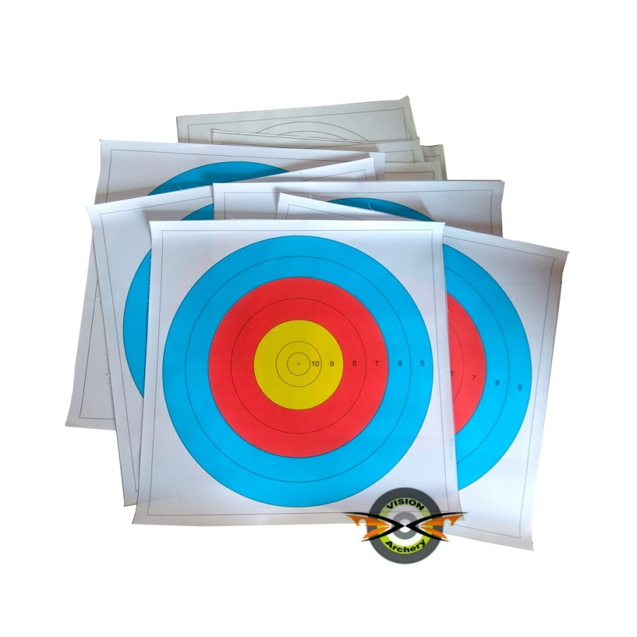 Jual Face Target Panahan 80CM 6RING Banner Standar Turnamen Lomba ...
