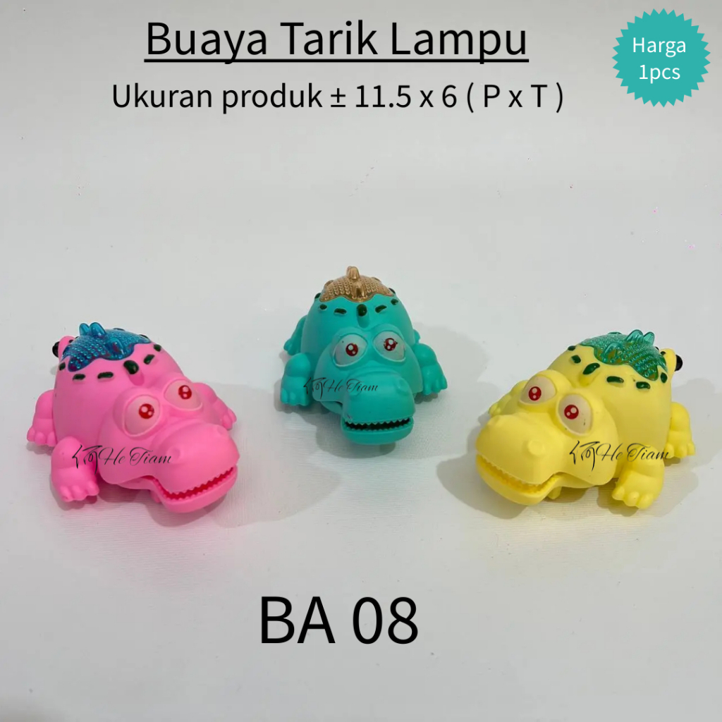 Jual Mainan Buaya Buaya Tarik Lampu / Mainan Buaya Tarik Pull BA08 ...