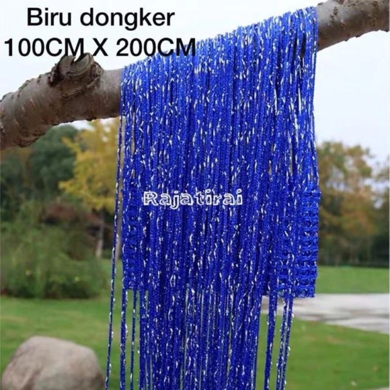 Jual Tirai Benang Glitter Ukuran 100cmx200cm realpick foto sendiri ...