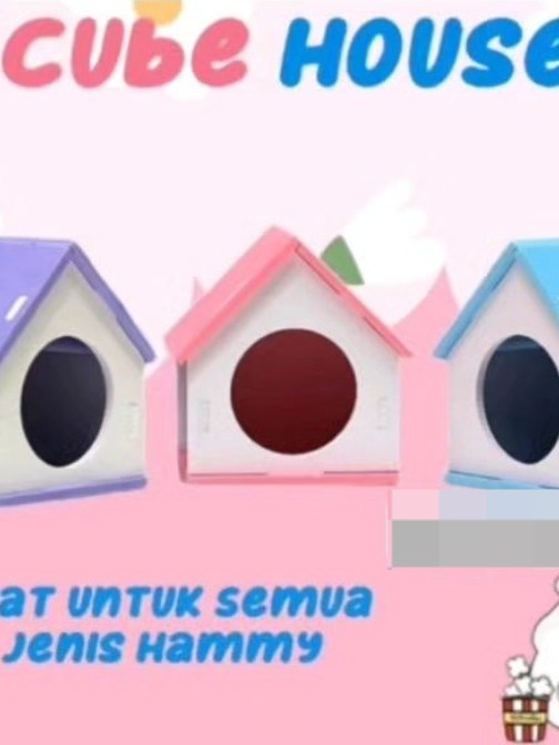 Jual Rumah hammy cube house yang terbuat dari bahan yang aman | Shopee Indonesia