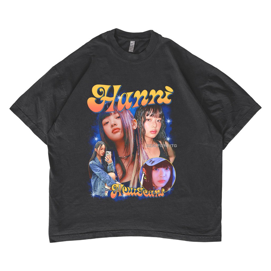 Jual NewJeans Merch Hanni Oversized T-shirt Kpop #24 | Shopee Indonesia