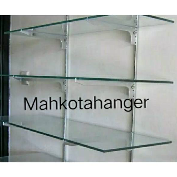 Jual Best Product Bracket Kaca 25cm | Ambalan kaca | Daun breket kaca ...