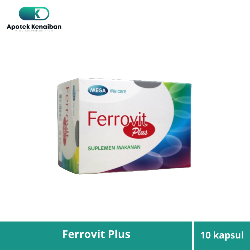Jual FERROVIT PLUS 10 KAPSUL CEGAH ANEMIA / MULTIVITAMIN & MINERAL ...