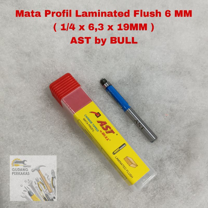 Jual Mata Profil Laminated Flush 6MM AST - Pisau Trimmer 6 MM Model ...