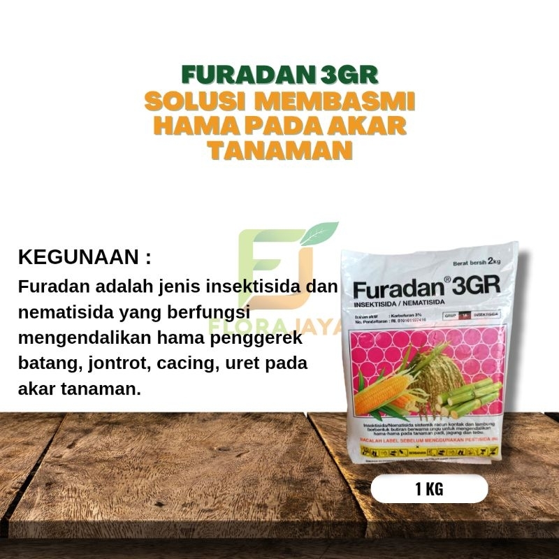 Jual FURADAN 3GR INSEKTISIDA NEMATISIDA PENGENDALI HAMA TANAMAN KEMASAN ...