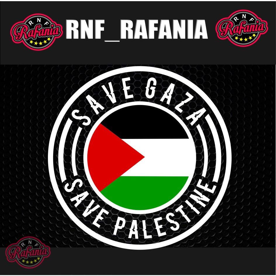 Jual STICKER SAVE GAZA PALESTINE CUTTING STIKER STIKER MOBIL, LAPTOP ...
