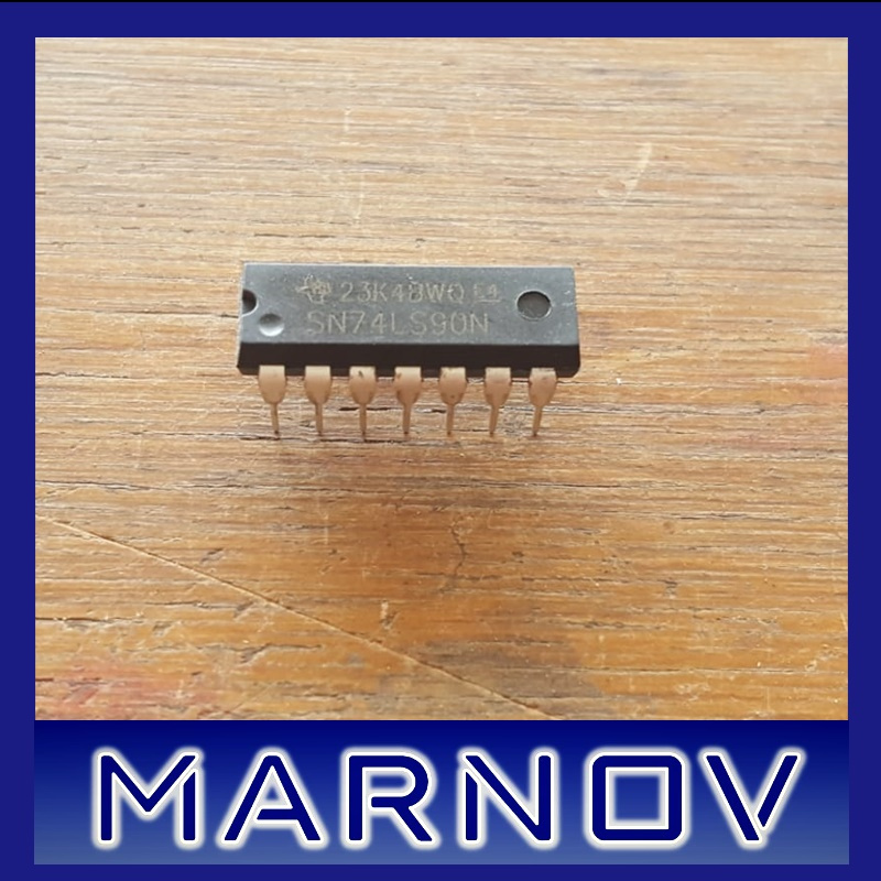 Jual 74LS90 7490 74HC90 DIP 4 JK Flip Flop BCD Counter SN74LS90 ...