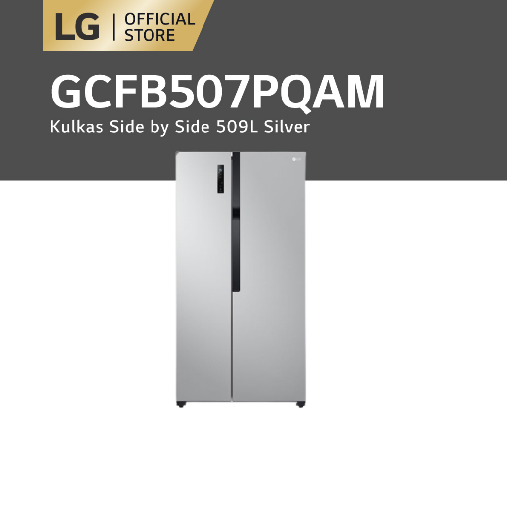 Jual LG GCFB507PQAM KULKAS SIDE BY SIDE 509L SMART INVERTER COMPRESOR | Shopee Indonesia