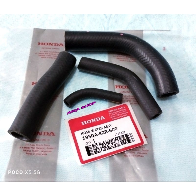 Jual Selang radiator satu set Honda Vario 125 FI LED Hose water assy ...