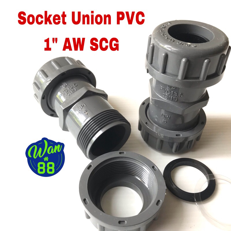 Jual Socket Union PVC 1” AW SCG | Shopee Indonesia
