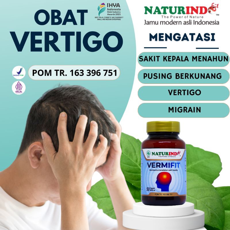 Jual Obat Vertigo Migrain Sakit Kepala Menahun Pusing Berkunang ...
