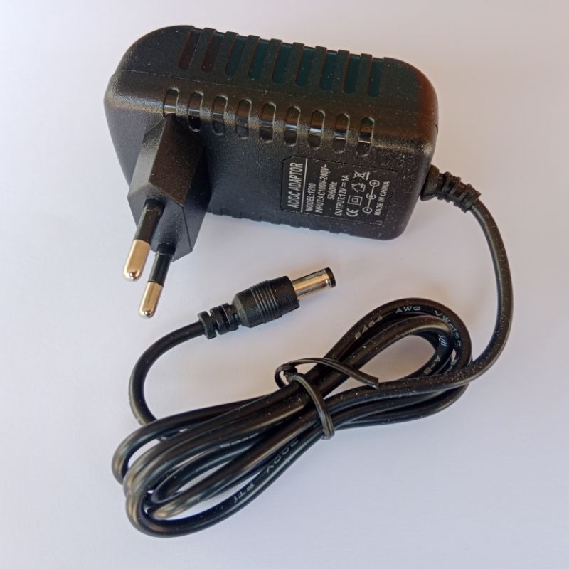 Jual Adaptor 12V 1A Adaptor 12volt 1 Amper Murni Adaptor 12V DC 1Amper ...