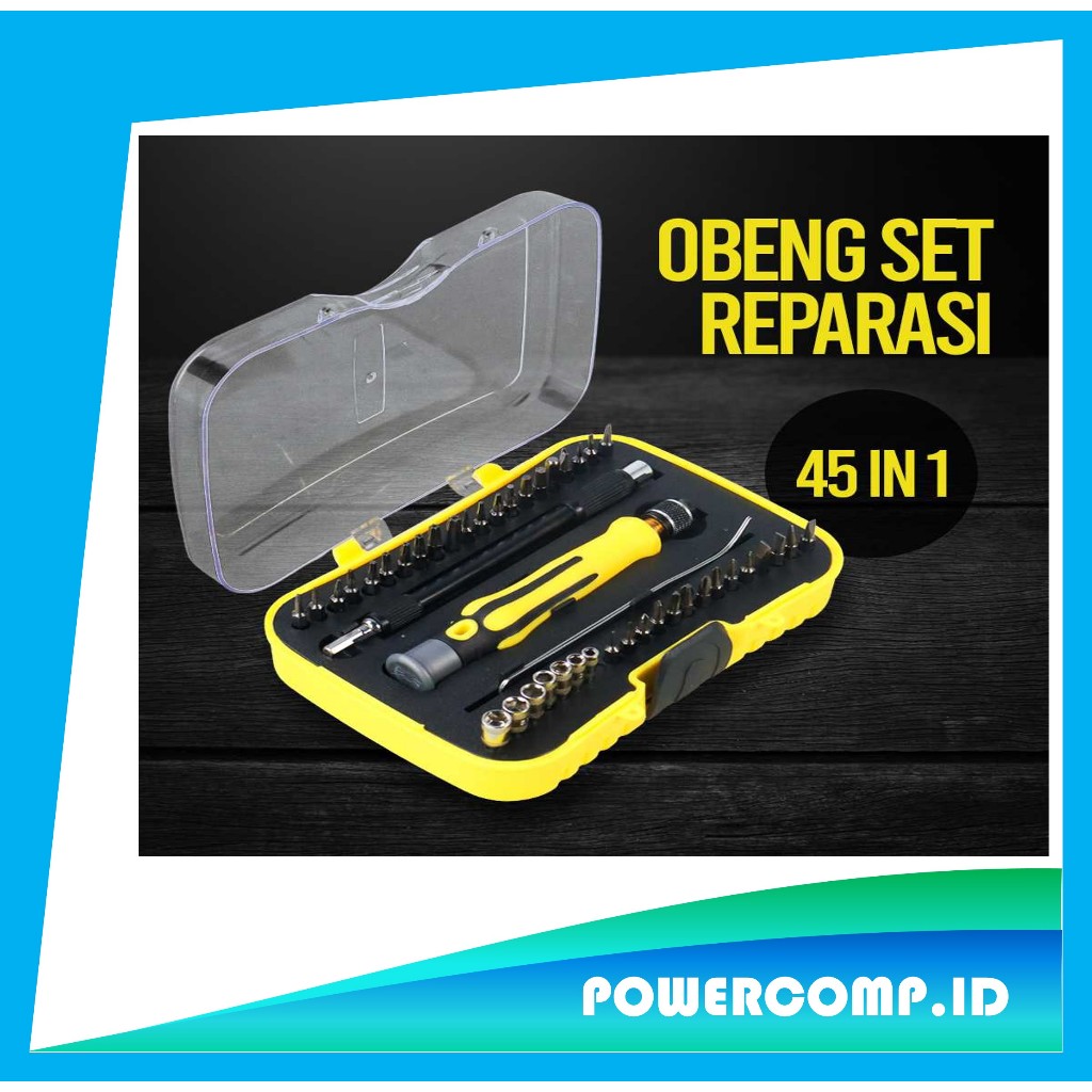 Jual Peralatan Reparasi Smartphone 45 in 1 Repair Tools Set | Shopee ...