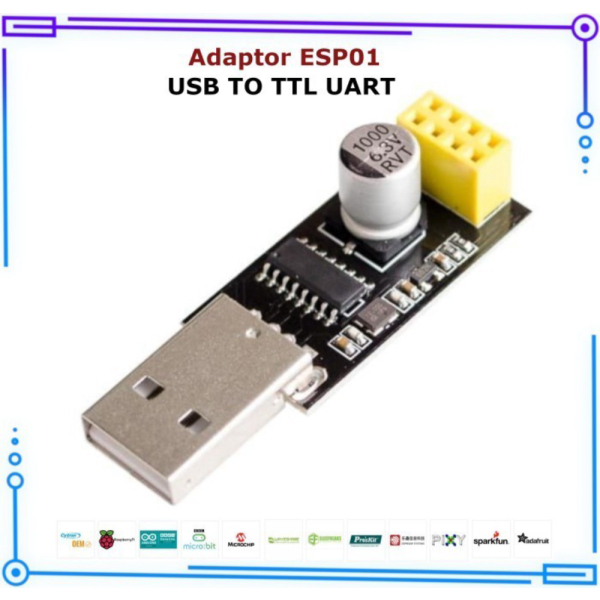 Jual Serial Adapter USB TO TTL UART ESP8266 ESP01 ESP01S ESP 01 S ... Jual Serial Adapter USB TO TTL UART ESP8266 ESP01 ESP01S ESP 01 S ...