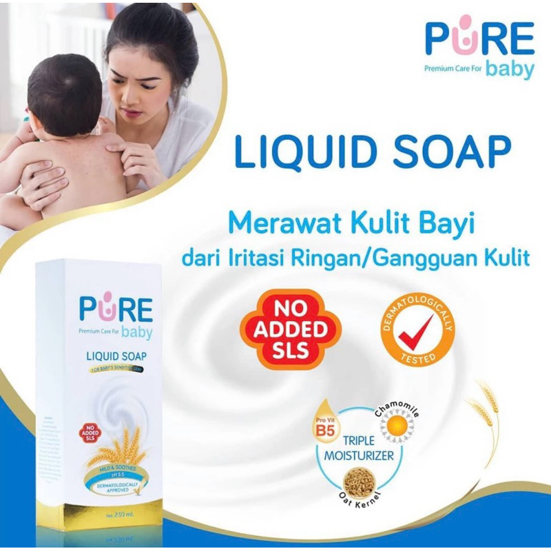 Jual PUREBB - Pure Baby Liquid Soap / Sabun Bayi untuk Kulit Sensitive ...