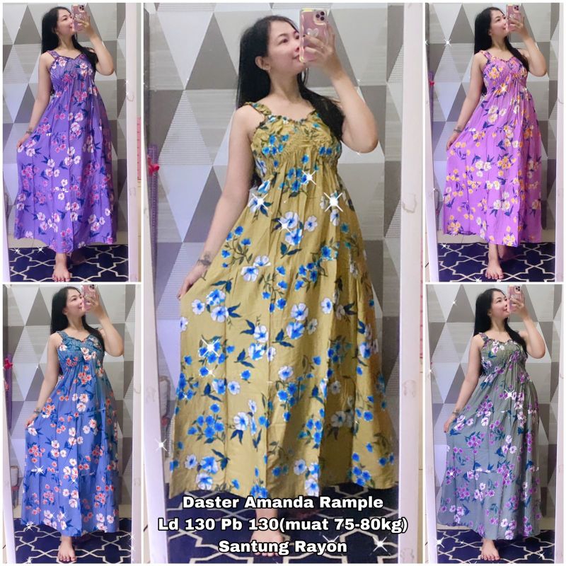 Jual Daster kerut dada Amanda Ld melar -+ 130 cm . Pj 130 cm. long ...