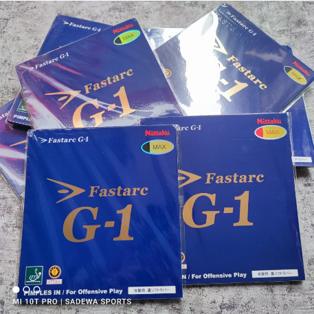 Jual NITTAKU FASTARC G1 MAX- Karet bet pingpong tenis meja Original ...